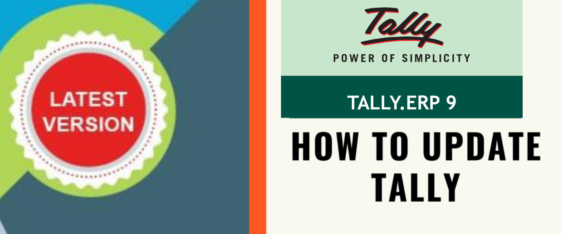 How To Upgrade Tally To The Latest Tally ERP 9 Release